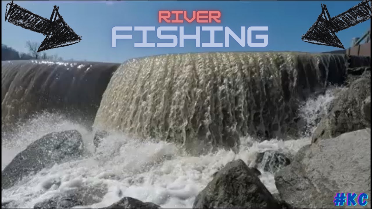 Kansas River Fishing for Catfish! Some Waterfall action and Heavy ...