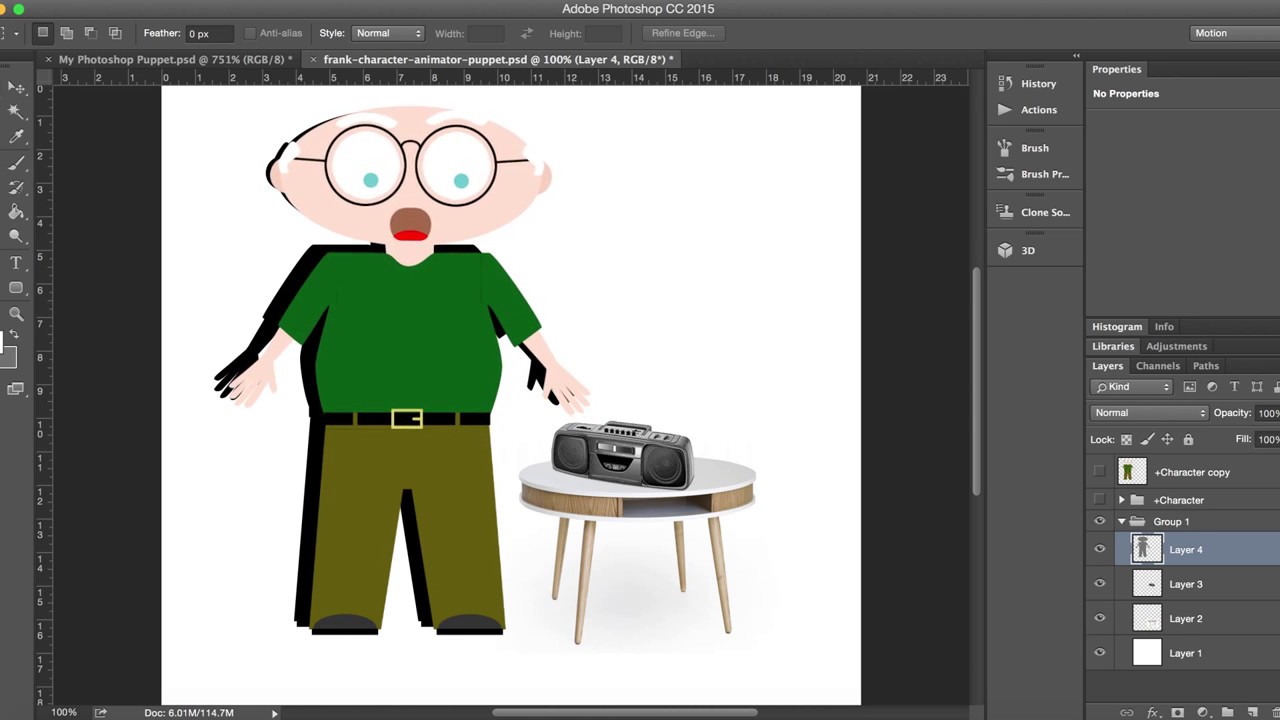 Character Animation Example - YouTube