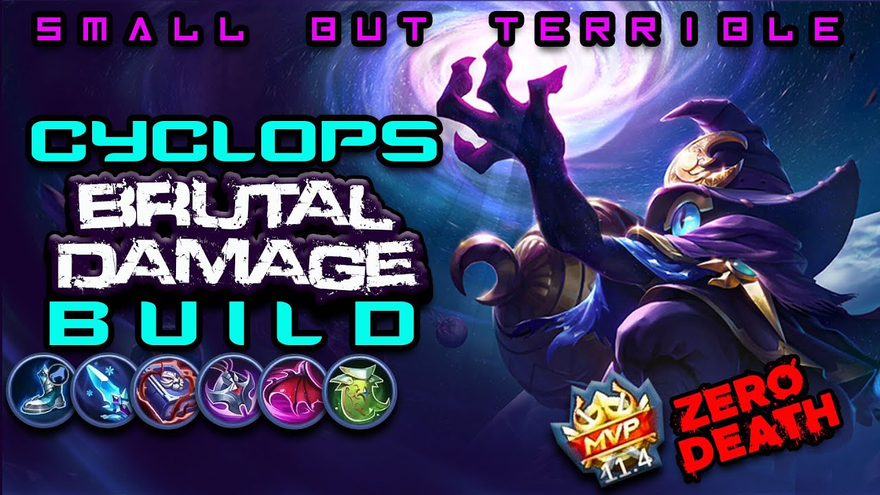 BRUTAL DAMAGE BUILD FOR META CYCLOPS 2022| MUST TRY THIS | ZERO DEATH ...