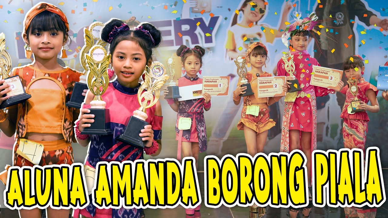 ALUNA AMANDA JUARA LOMBA FASHION SHOW BORONG PIALA!! SELAMAT YAA ...