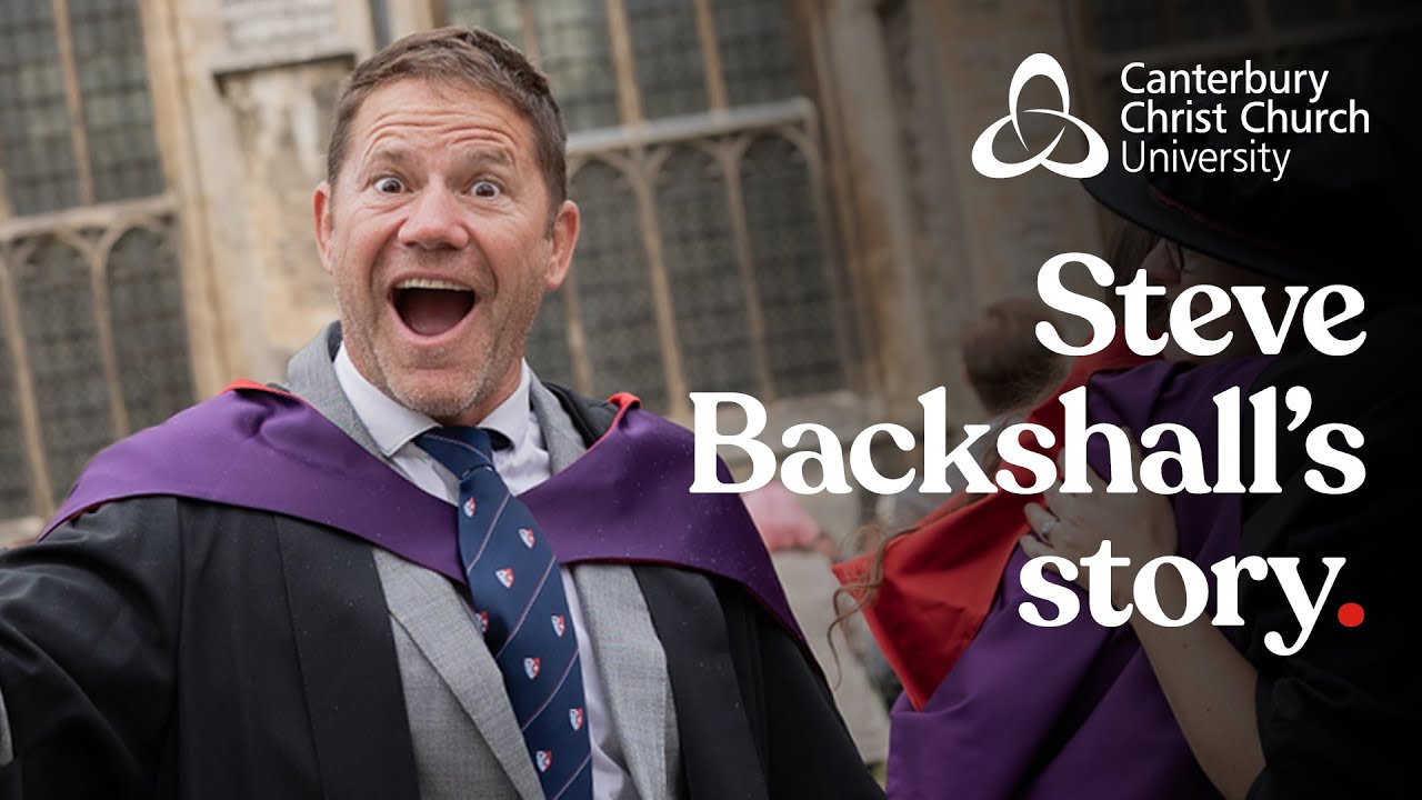 Steve Backshall's postgraduate story - Canterbury Christ Church ...