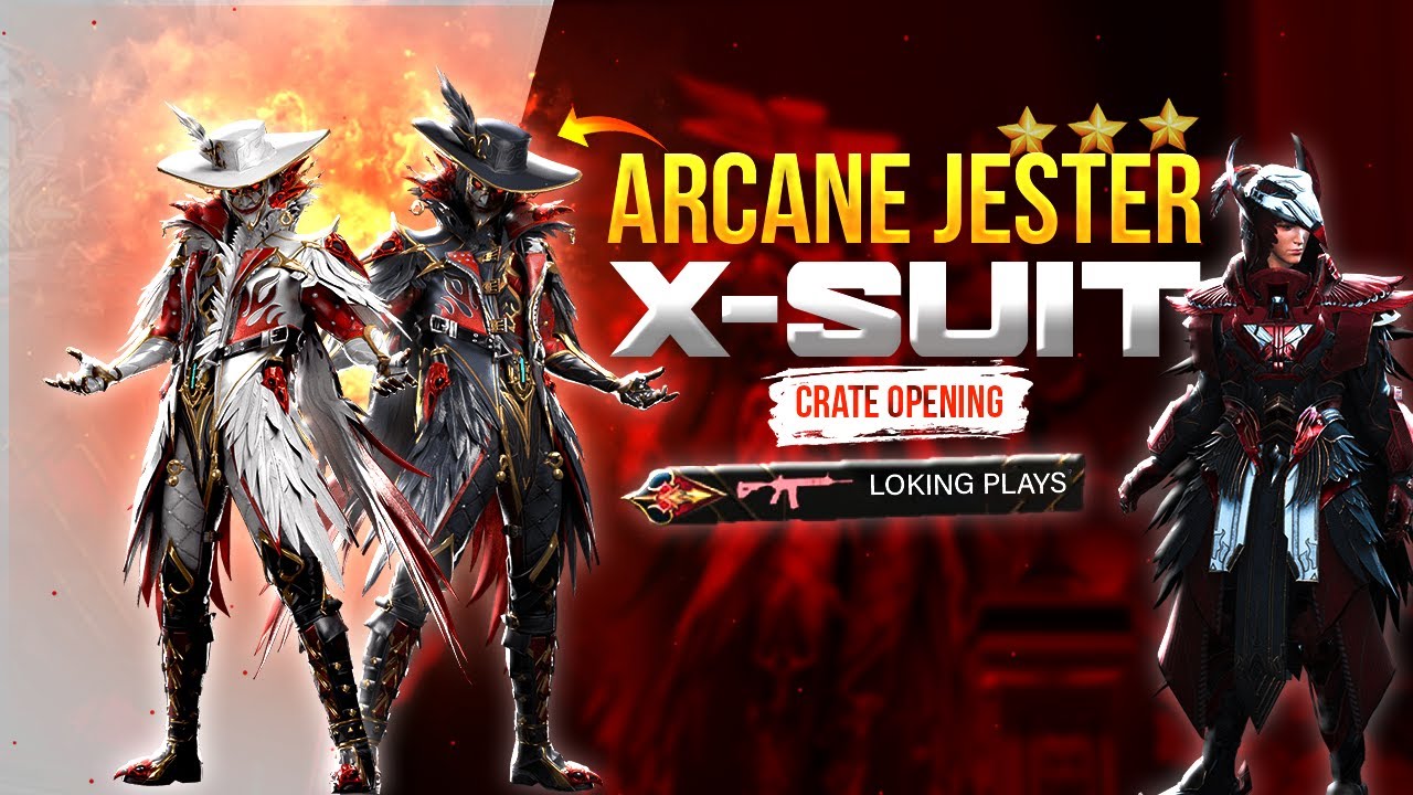 Arcane Jester X-Suit BLOOD RAVEN X-Suit 🔥 PUBG MOBILE 🔥 - YouTube