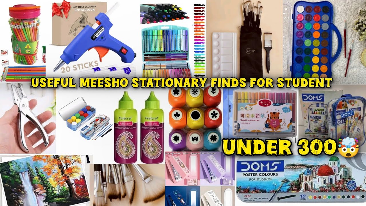 Meesho Stationary Items You Must Have | Meesho Stationary haul ...