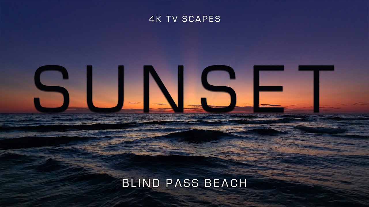 Calming Florida Sunset (TV SCAPES) 4K DOLBY VISION - YouTube