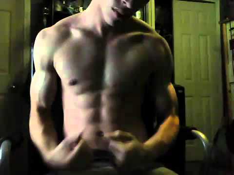 Teenage tease muscle flex