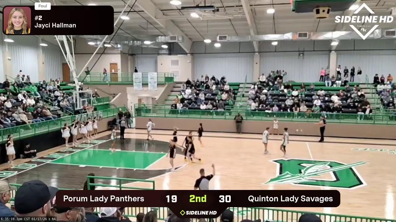 Porum Lady Panthers @ Quinton Lady Savages (2026.01.17) - YouTube