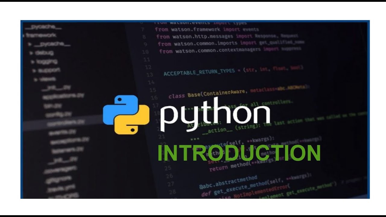 Python Tutorial For Beginners Introduction To Python Part 1 Youtube 2872