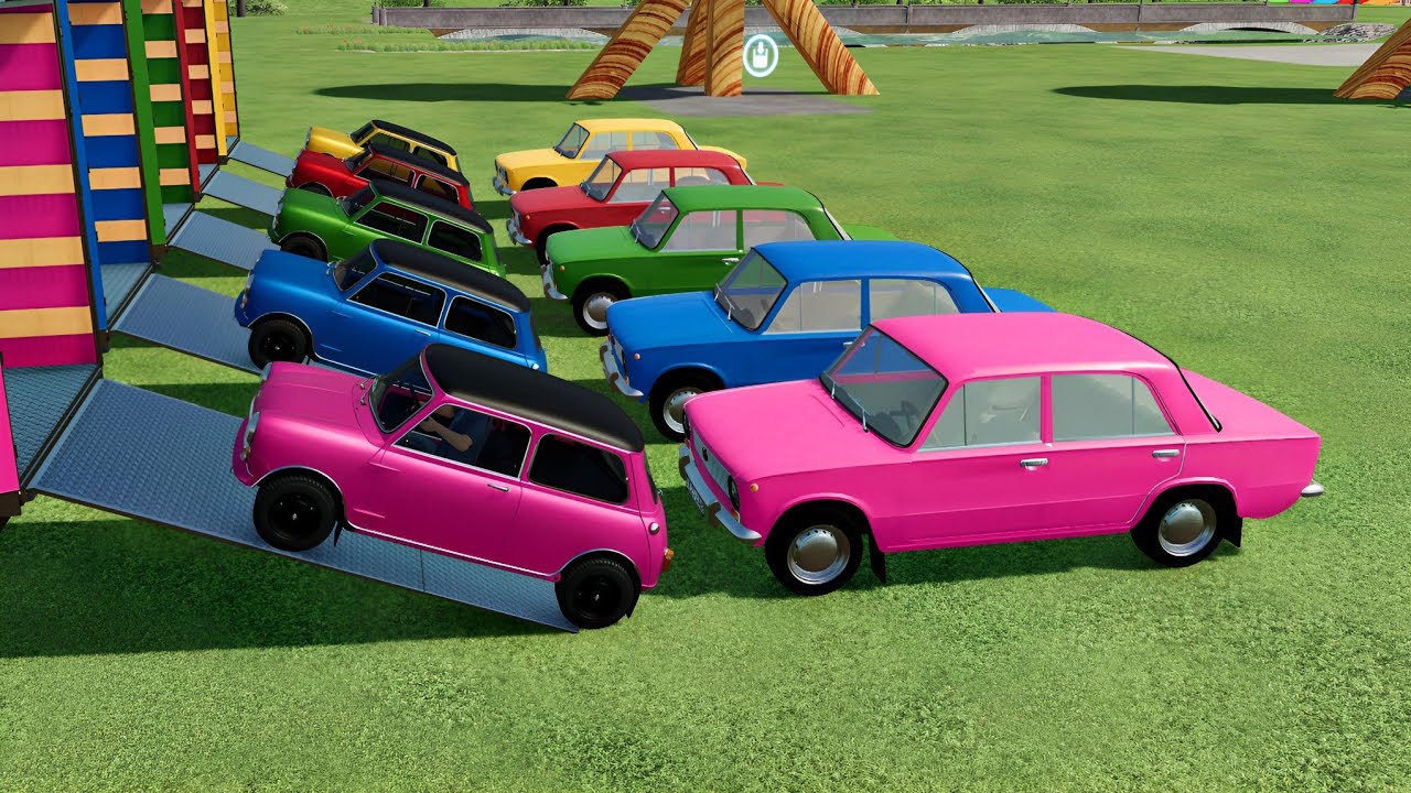 MINI COPPER CARS TRANSPORTING AND DELIVERED IN FS 22।।FARMING SIMULATOR ...