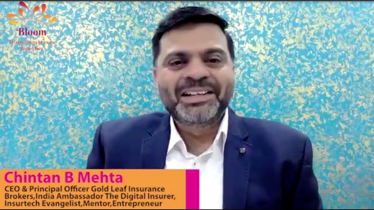 Chintan Mehta Graces Bloom Platform - YouTube
