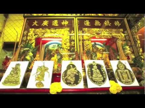 The shrine of Monkey God at Wat Sam Jeen