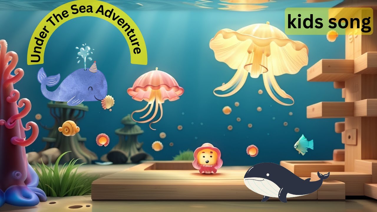 Under the Sea Adventure Kids Learning Song based on marine life ...