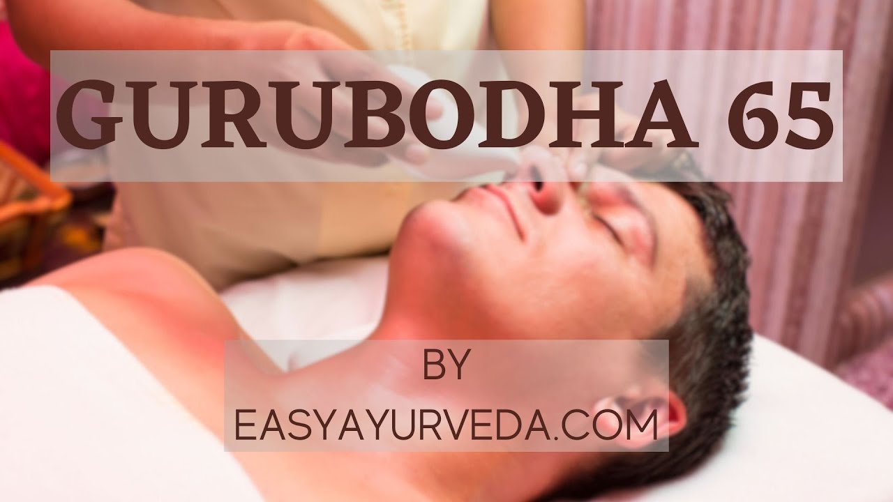 GURUBODHA 65: Nasya Karma: Timings, Benefits | Nasya to treat baldness ...