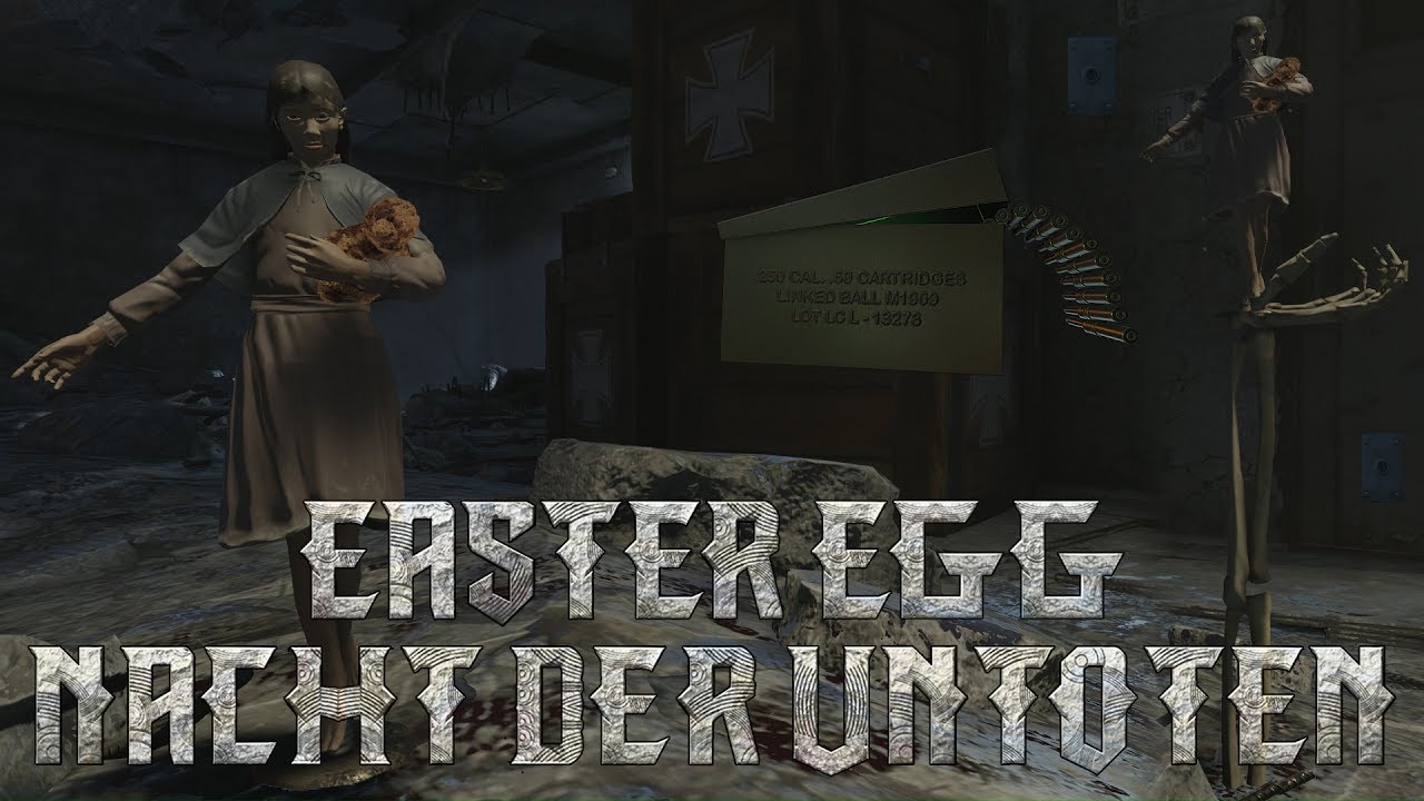 Easter Egg Nacht Der Untoten Remastered Zombies Bo3 Youtube