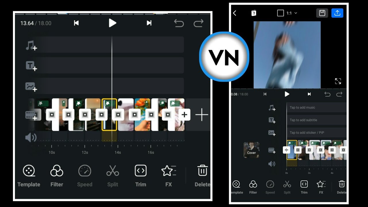 VN Speed Photo Editing | How to make Video Editing In VN | VN Video ...