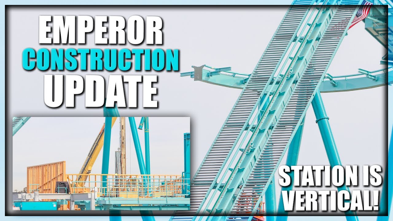 Emperor Construction Update SeaWorld San Diego Dive Coaster 12.21.19 ...
