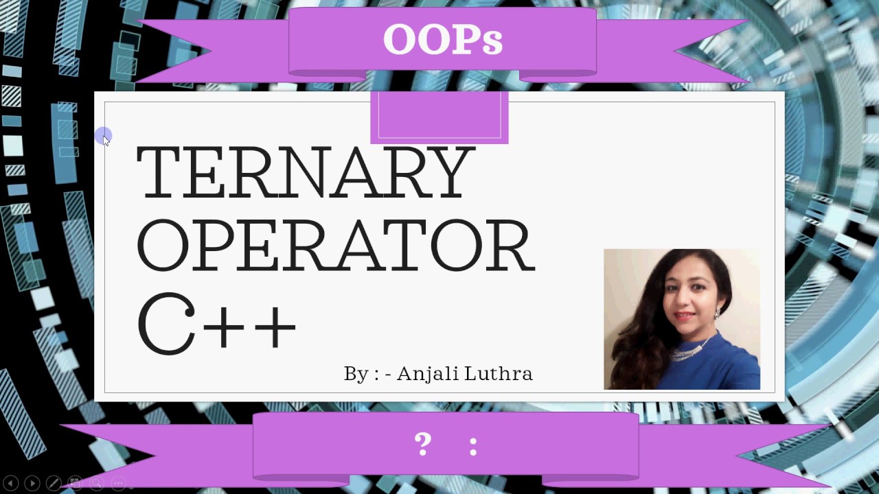 Ternary (Conditional) Operator in C++ | #objectoriented #programming # ...