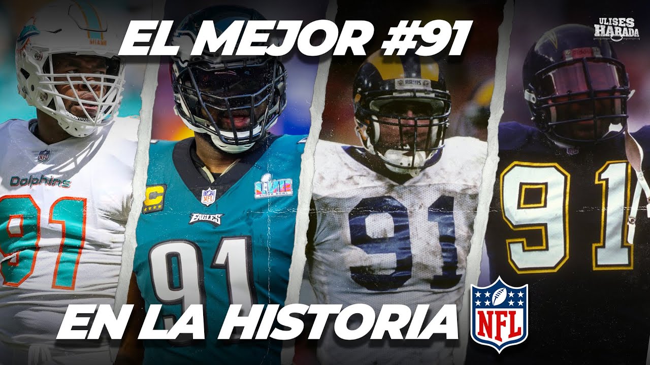 El MEJOR jugador en la HISTORIA DE LA NFL en usar el número 91 - YouTube