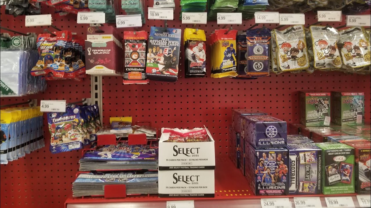 😲 TARGET EMPLOYEE NOW STOCKING THE SHELVES SPORTS CARDS HUNTING IN THE ...