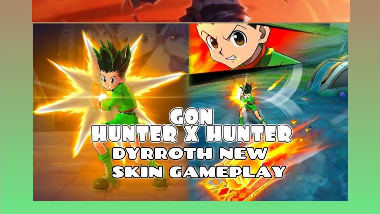 Dyrroth new skin HUNTER X HUNTER GON | New skin Gameplay and every ...