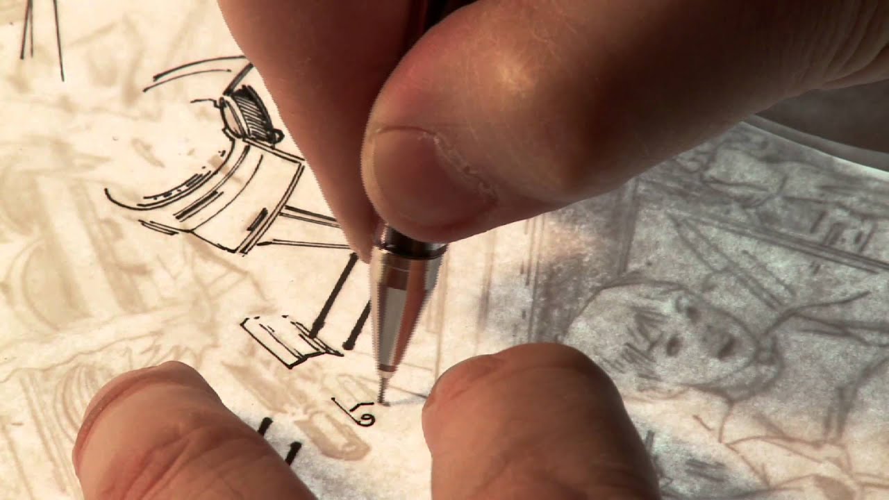 How To Ink Comic Books - YouTube