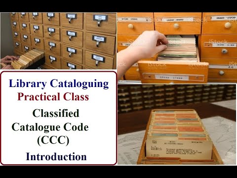 Library Cataloguing Practical CCC Introduction - YouTube