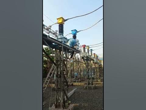 Spray painting of CTs Current Transformer painting in an electrical ...