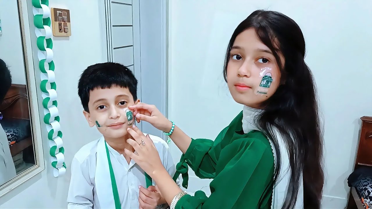 Face Sticker 14 August Jashan E Azadi Kesay Lag Rahay Hain Iqra Sherry ...