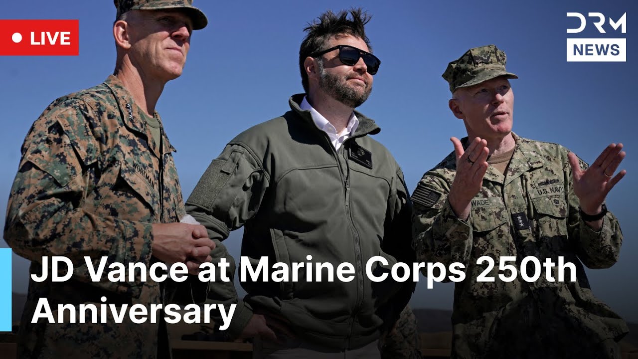 Vice President JD Vance at Camp Pendleton LIVE: Marine Corps 250th ...