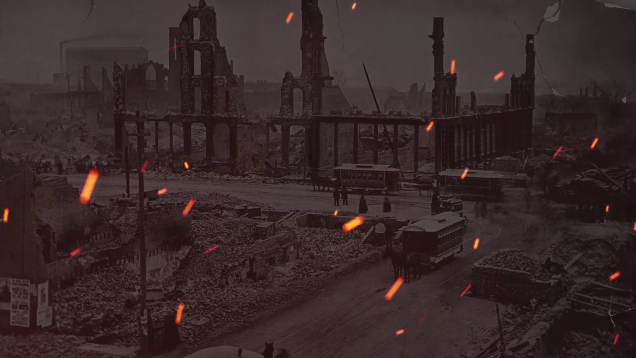 City On Fire Background