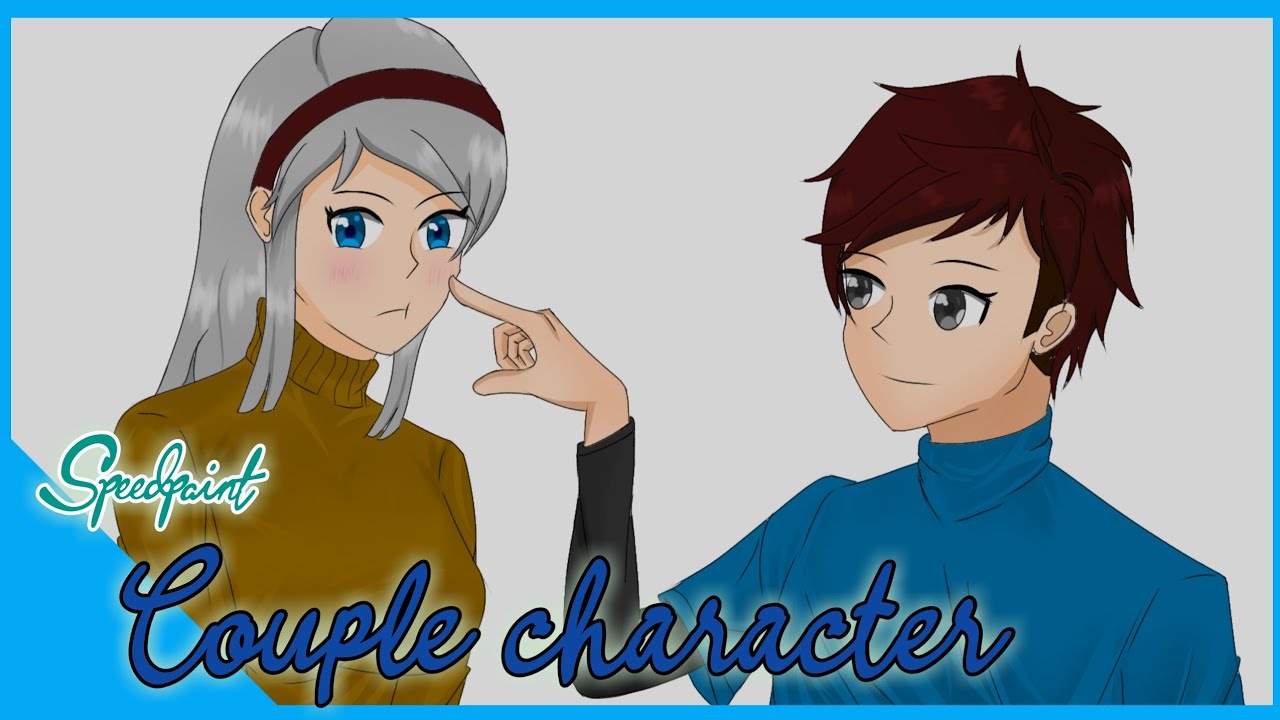 [Speedpaint] Drawing Couple character | ibisPaint X || N.A.F Art - YouTube