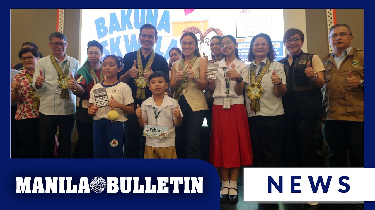 Manila gov't leads Bakuna Eskwela immunization drive - YouTube