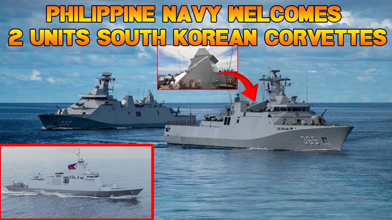 The Philippine Navy prepares the HDC-3100 Guided Missile Corvette - YouTube