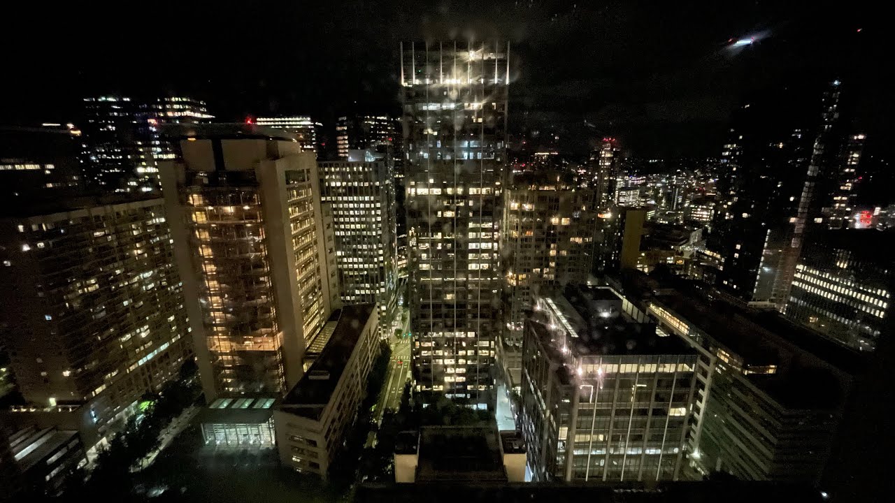 29th floor view Seattle (time lapse) - YouTube