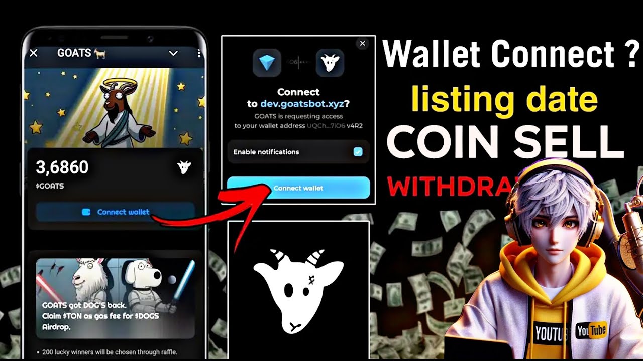 Goats Airdrop listing price confirmed claim your tokens fast - goats ...