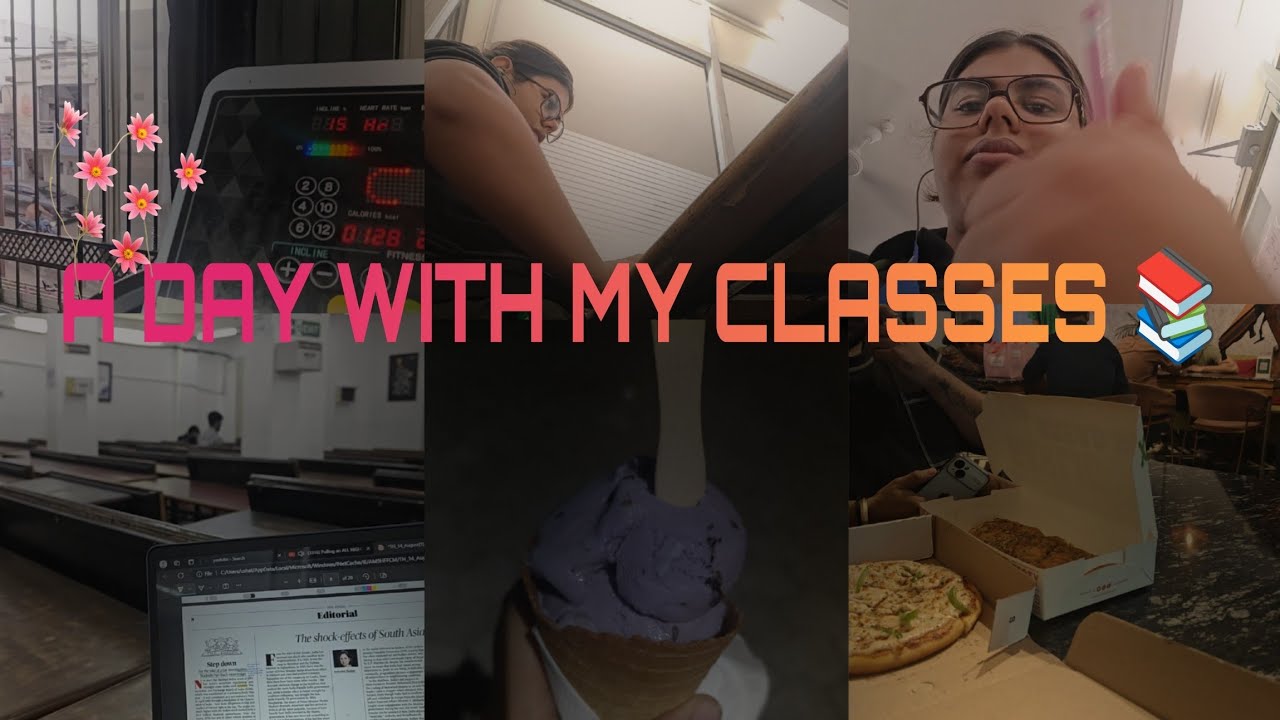 A DAY WITH MY CLASSES 📚📖 | HECTIC AND PRODUCTIVE 🌼 - YouTube