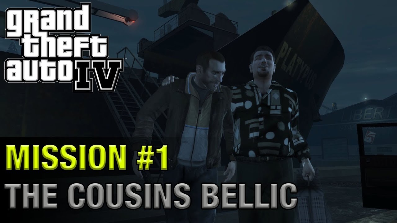 Grand Theft Auto IV - Introduction & Mission #1 - The Cousins Bellic ...