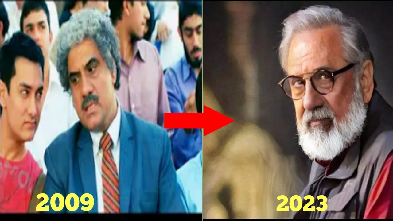 3 idiots (2009-2023) Movie Cast || Then and Now || before and after ...