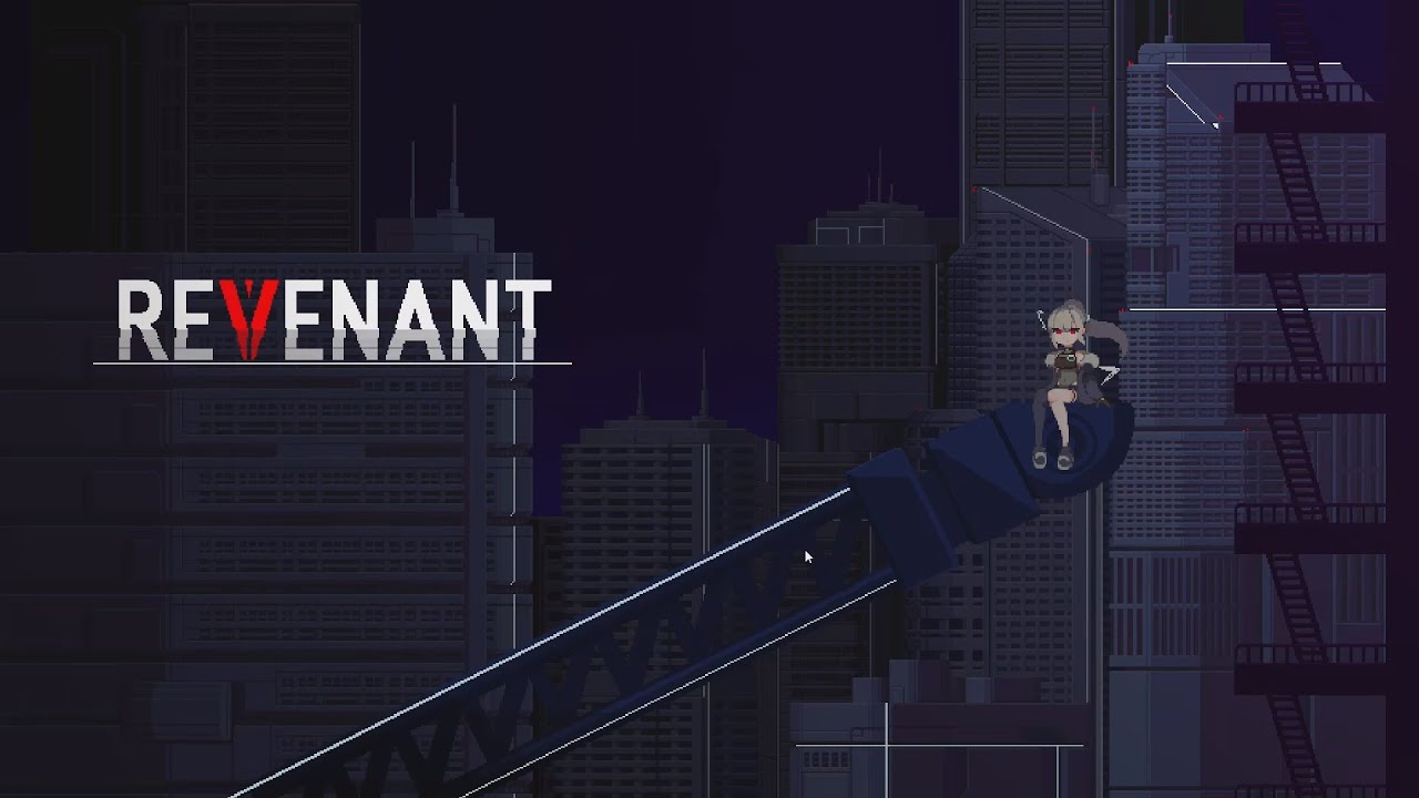 3월 신작 게임 픽셀 그래픽 사이버펑크 2d 플랫포머 게임 레버넌트 Revenant 플레이 국산 근미래 Sf 배경