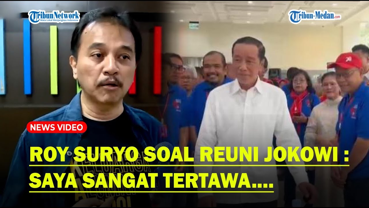 MENGGEBU! ROY Suryo Tanggapi Reuni Joko Widodo, Pamer Baju Alumni UGM ...