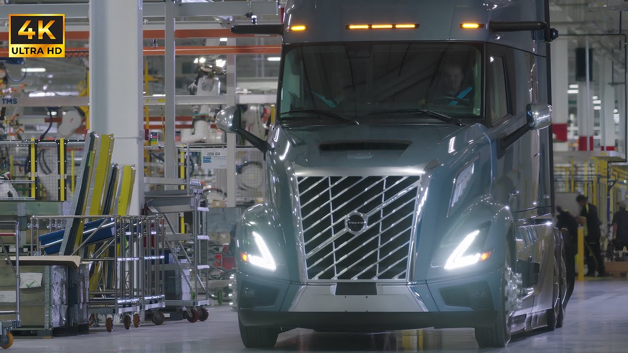 Volvo’s Huge Truck Factory – Volvo VNL Production - YouTube
