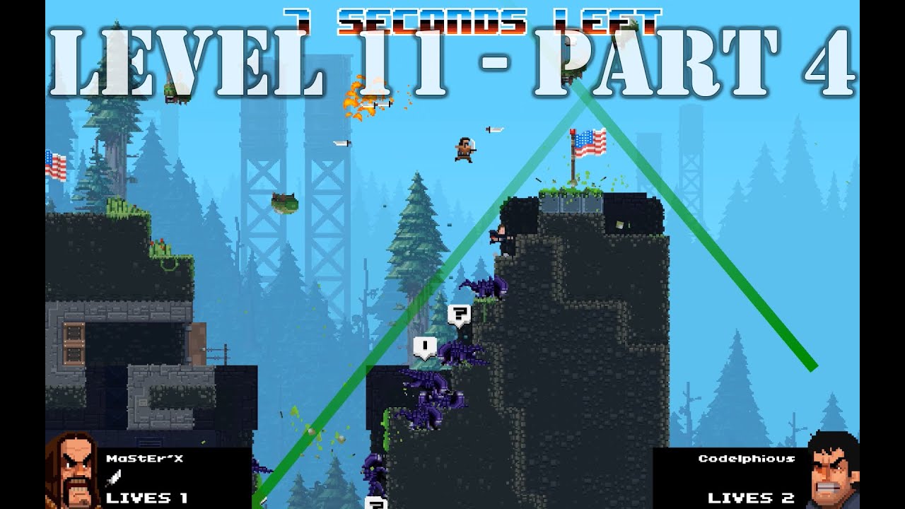 Broforce Co-Op Level 11 - Part 4 - YouTube
