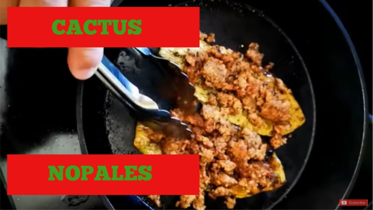 COMO COCINAR NOPALES/HOW TO COOK CACTUS - YouTube