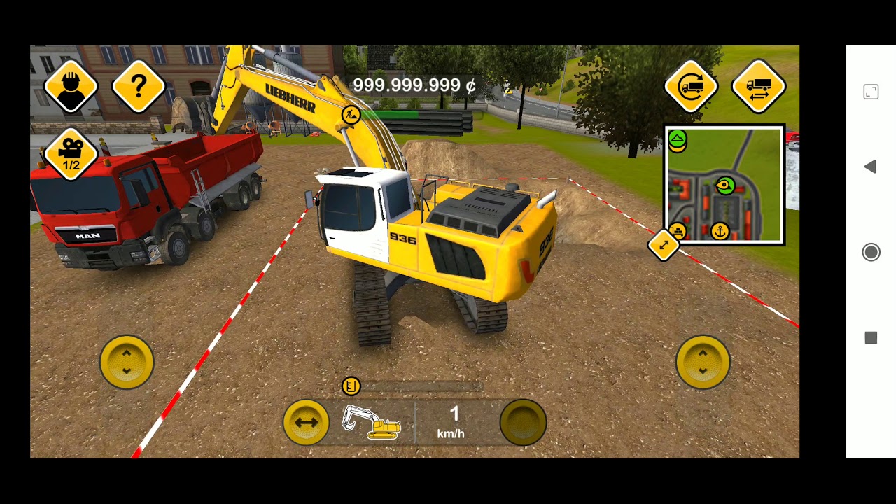 construction simulator 2014 building for town hall.. part 1 - YouTube