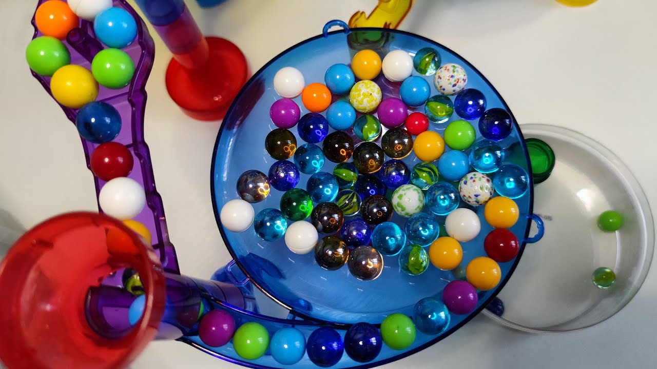 Colorful ball Marble Run Race ASMR marblerun #marblerun - YouTube