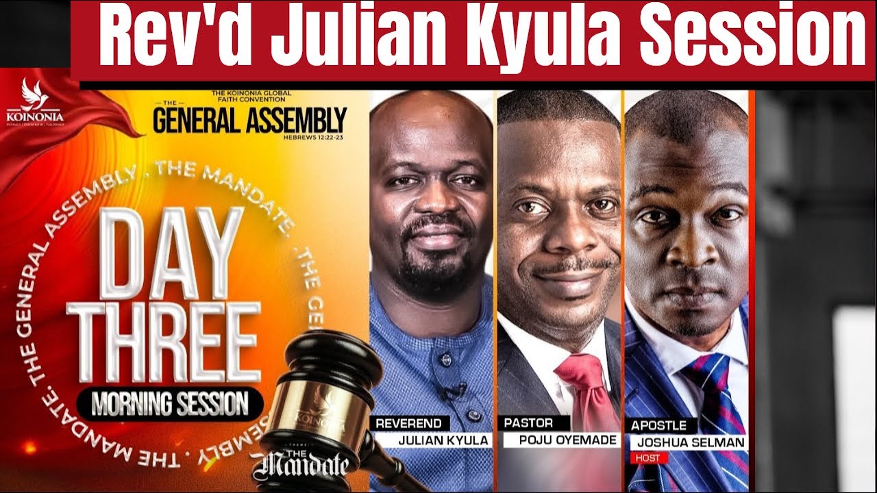 DAY 3 OF THE GENERAL ASSEMBLY [MORNING SESSION] with Rev'd Julian Kyula ...