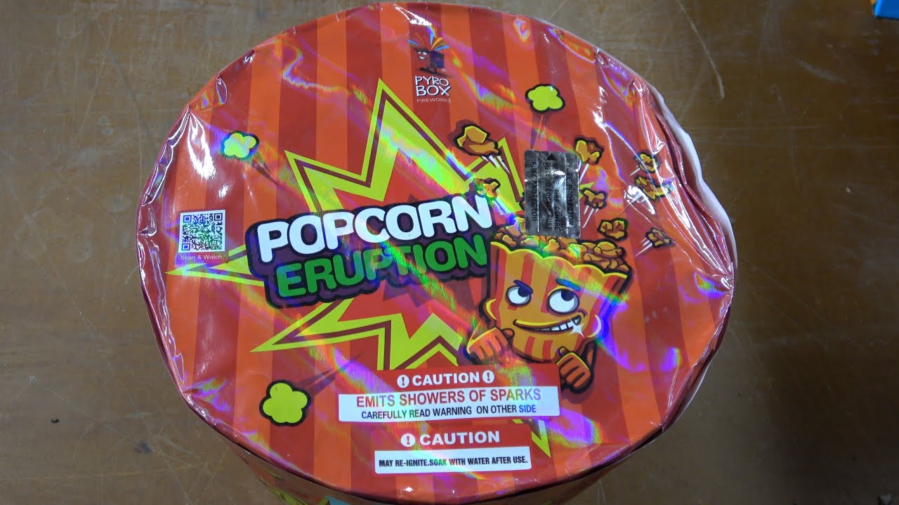 Popcorn Eruption fountain by PyroBox - YouTube