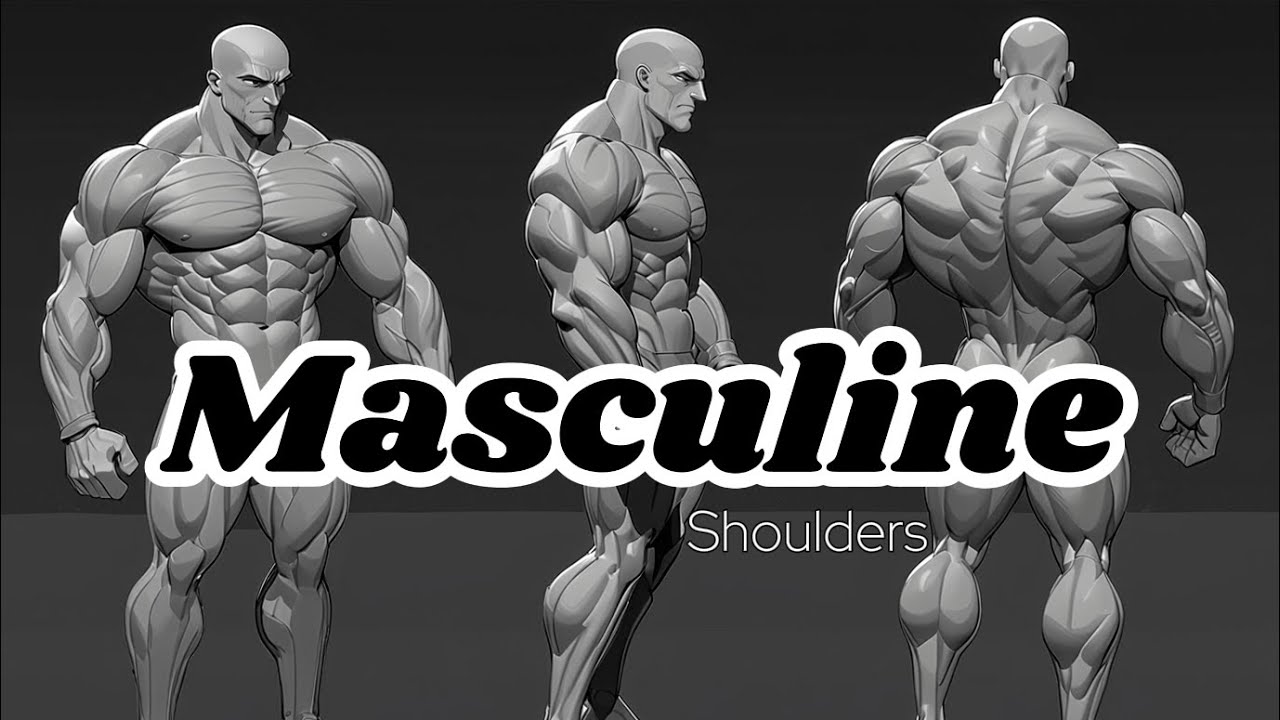 Masculine Shoulders Subliminal | Broad, Defined, Powerful Frame | DNA ...