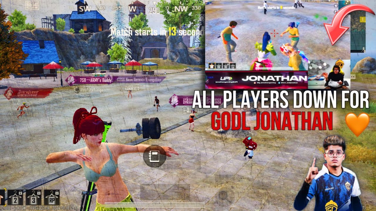 Godl Jonathan Gaming In Lobby 🔥🥵 - YouTube