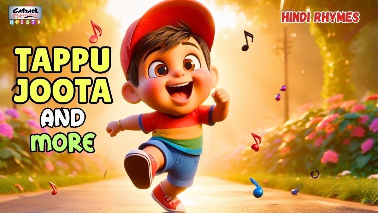 Tappu Joota And More Hindi Rhymes | Fun Rhymes For Kids | Balgeet | 4k ...
