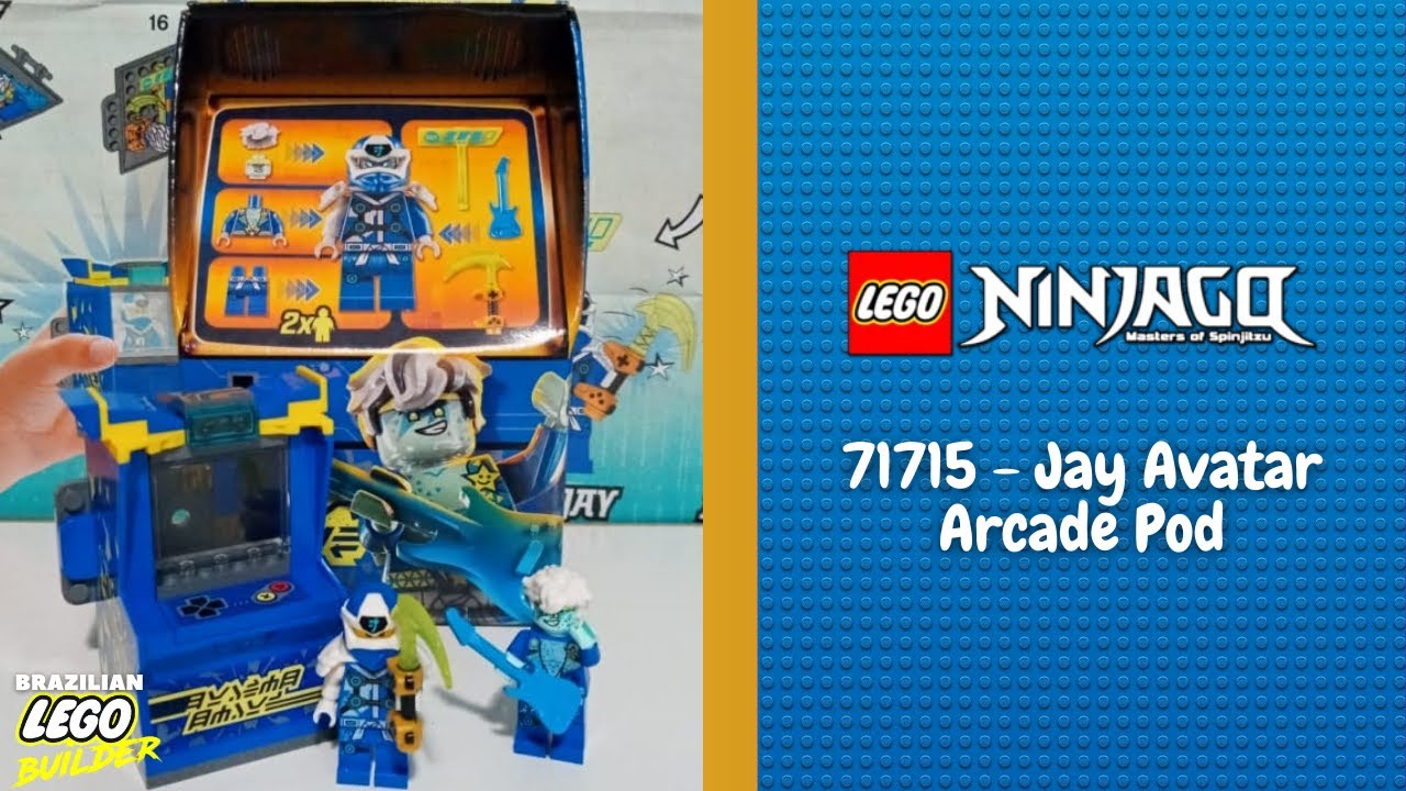 LEGO Ninjago - 71715 - Jay Avatar - Arcade Pod - Speed Build - YouTube
